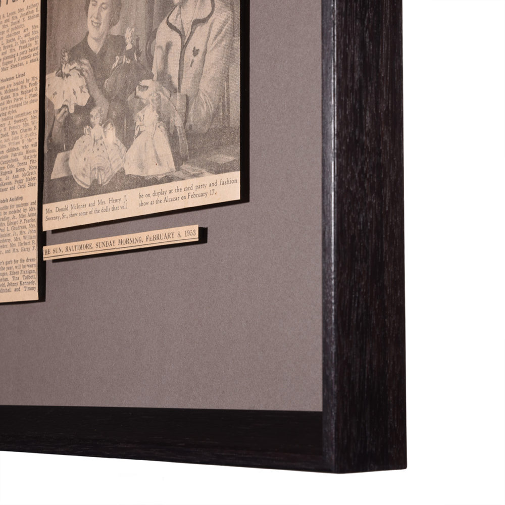 Who Wore It Better? Custom Framing Newspaper Articles - Coyle Studios